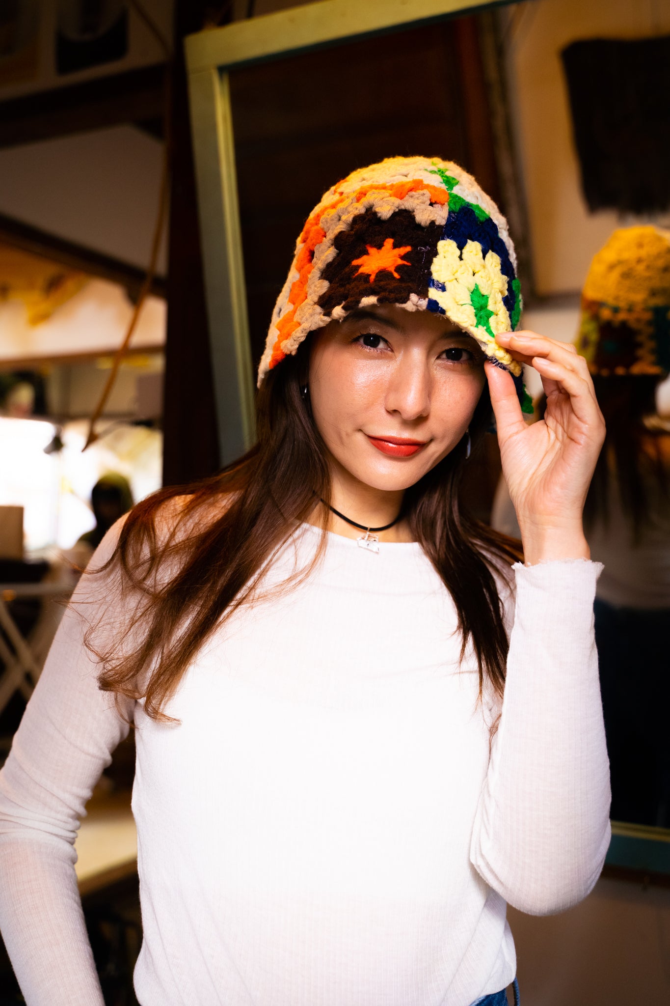 【REMAKEBYK×StyleReborn】Remake Crochet Hat – Style Reborn
