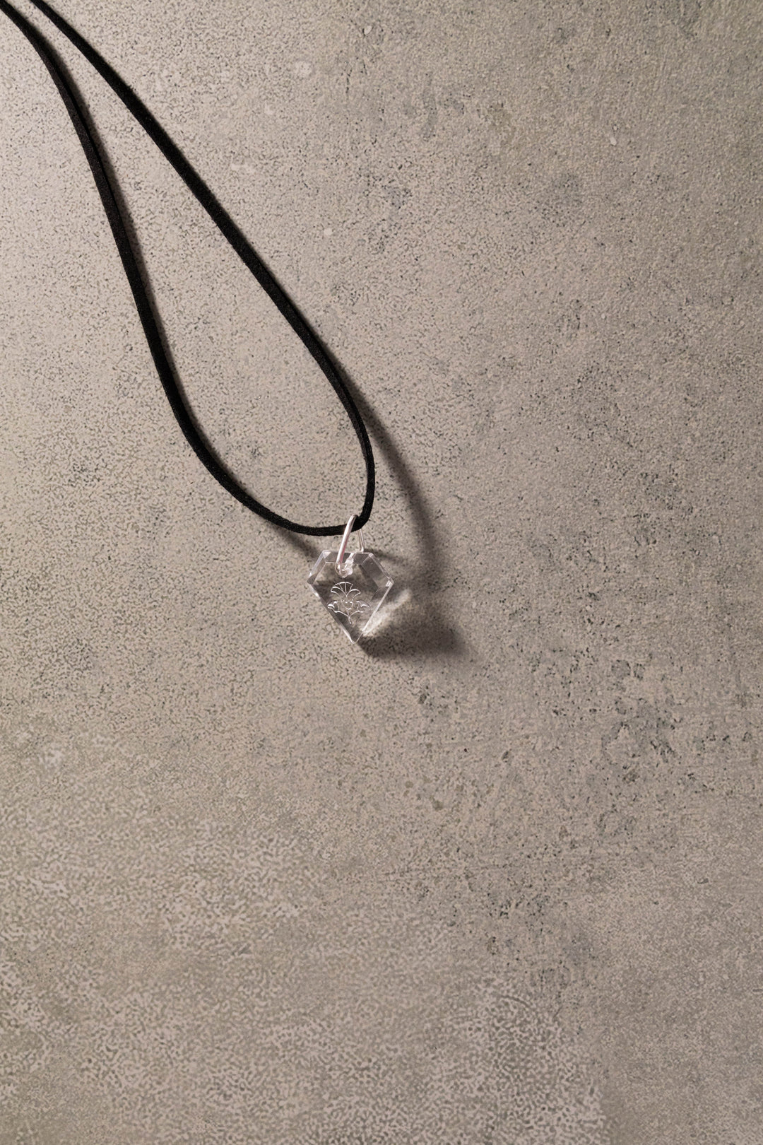 【nanan bijouxxx×StyleReborn】Symbol On Crystal Necklace PU×Silver ...
