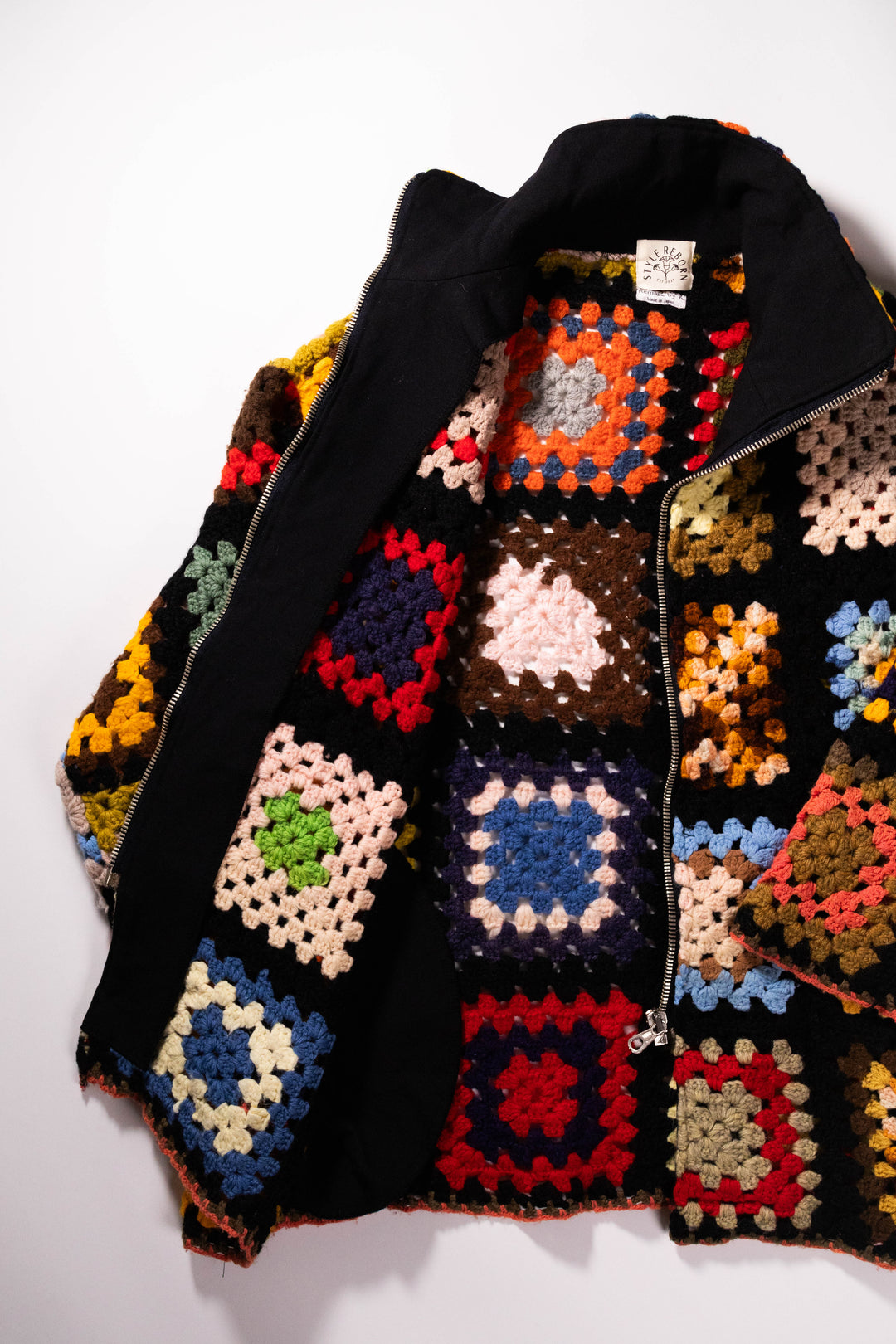 【REMAKEBYK×StyleReborn】Remake Crochet Track Jacket – Style Reborn
